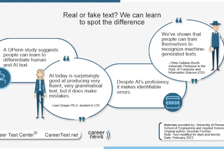 Real or fake text? We can learn to spot the difference. - Career ...